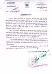 Transport ministry creates application to verify registration ...
